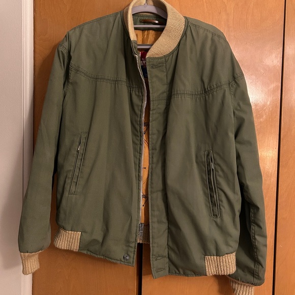 Catalina | Jackets & Coats | Vintage Catalina Olive Bomber Jacket With ...